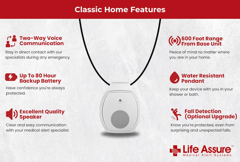 Life Assure | Classic Home Medical Alert Device